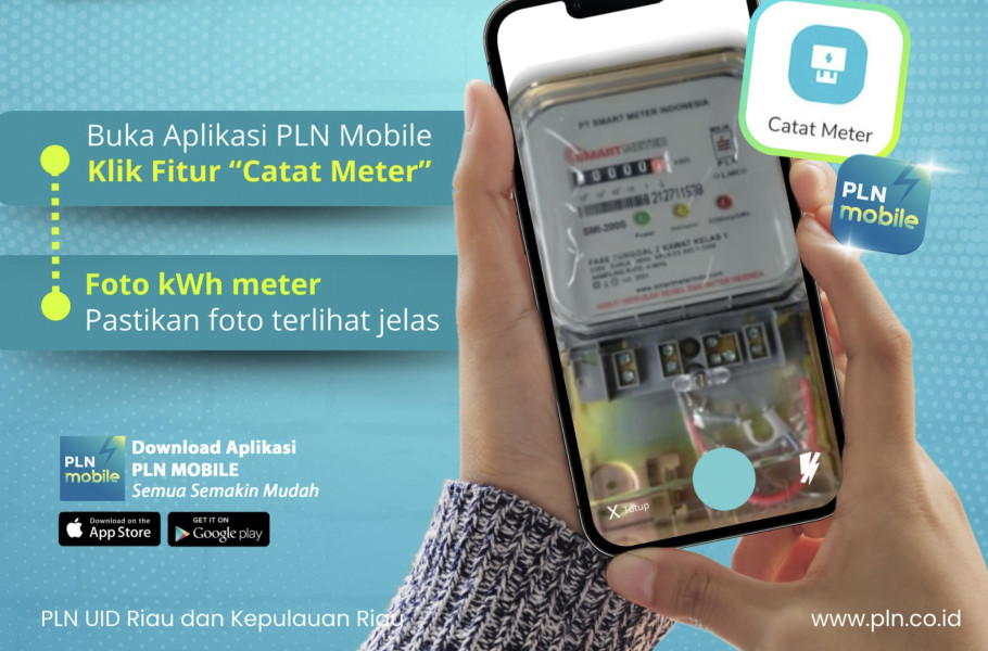 Catat Angka Meter Mandiri, PLN Ajak Pelanggan Pascabayar Manfaatkan Fitur Swacam di Aplikasi PLN ...